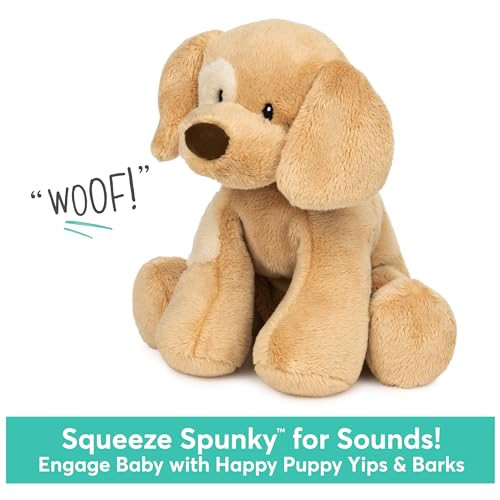 Baby Spunky Barking Puppy Stuffed Animal Sound Toy, Animated Plush ...