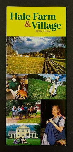 2001-2002 Bath Ohio Hale Farm Village Colonial Tourism Vintage Travel ...