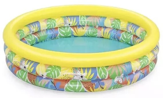 Bestway H2O GO Floral Tropical Paradise Play Pool - 66" x 15" - 134 ...