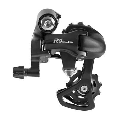 Microshift RD-R42S 9 Speed Road Rear Mech Short Cage In Black Shimano ...