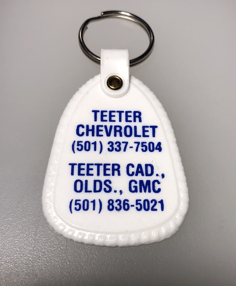 Malvern AR Teeter Chevrolet Olds Arkansas Auto Car Dealer Keychain Key ...