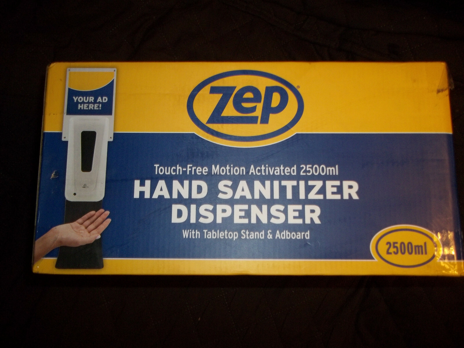 Zep TFHSU-1- 2500PL Touch-Free Motion Hand Dispenser 84.54-oz with ...