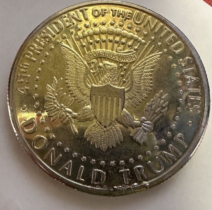 Donald Trump Commemorative Medal Coin 45th President If The United ...