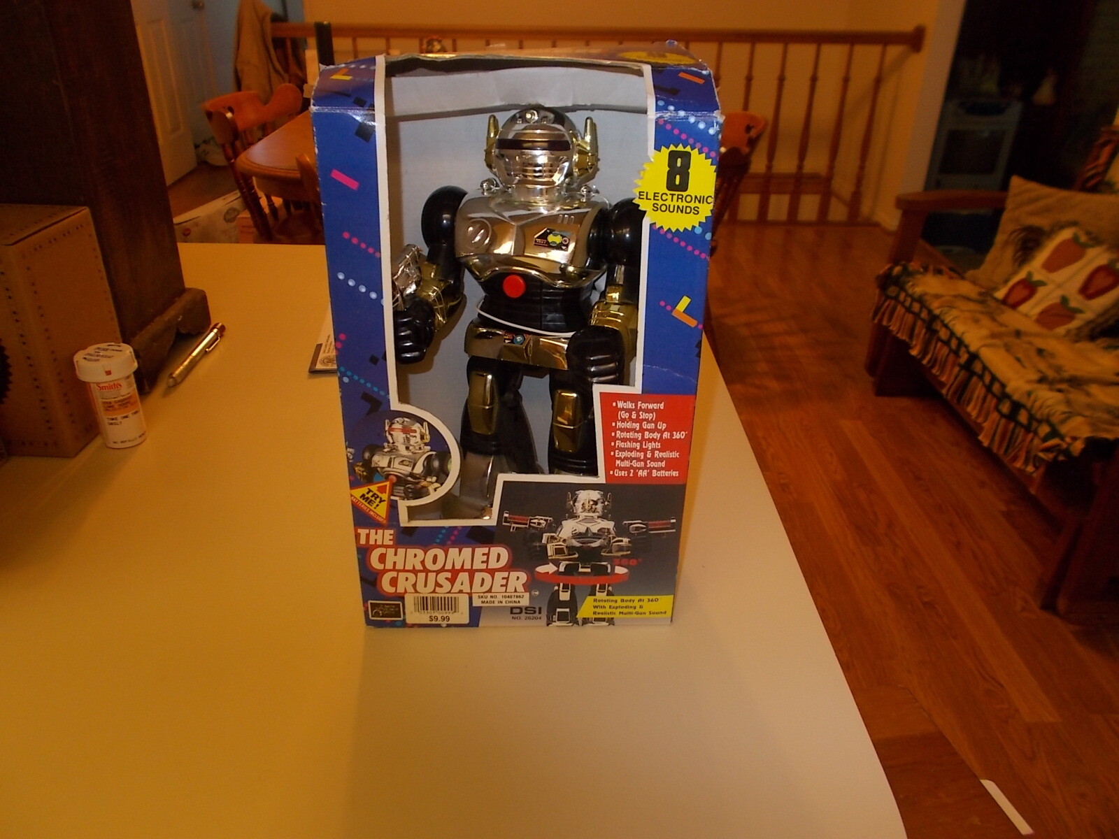 RARE THE CHROMED CRUSADER ROBOT WORKING NIB TOMMY'S | eBay
