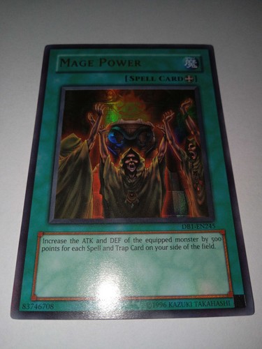 Yu-Gi-Oh! TCG Mage Power Dark Beginnings 1 DB1-EN245 Unlimited Ultra ...