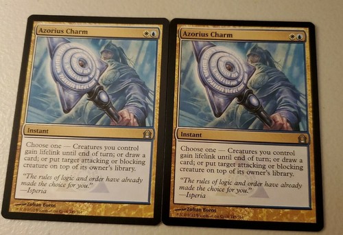 Mtg 2x Azorius Charm Moderate Play | eBay
