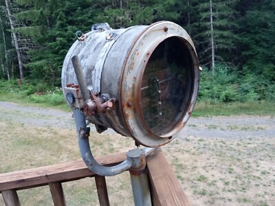 Vintage Origional WWII 1942 GE 12inch Navy Signaling Searchlight | eBay
