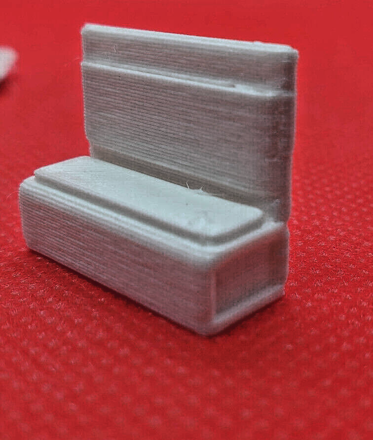 HO Scale Restaurant Booth Cafe Diner Diorama - 6 part Set - 4 Benches 2 ...