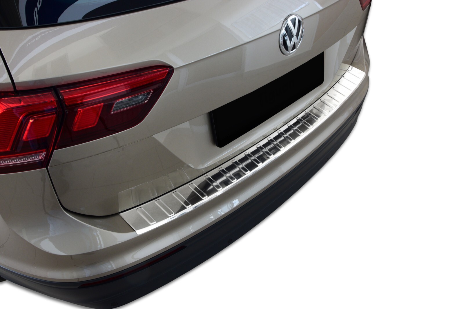 Rear Bumper Sill Protector Stainless Steel For VW Tiguan mk2 2016-2024 ...