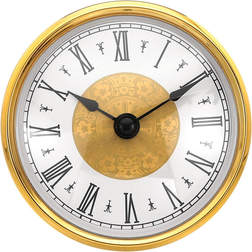 3.1" 80Mm Quartz Clock Insert, round Quartz Movement Miniature Clock ...