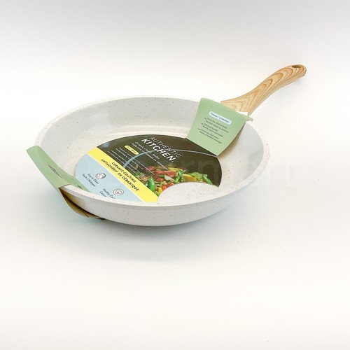 Authentic kitchen Non-Stick 11 inches Frying Pan / Skillet Ivory ...