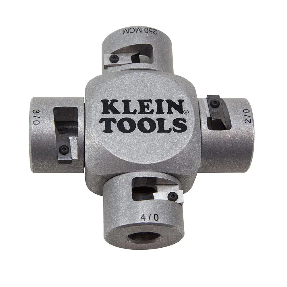 Klein Tools Large Cable Stripper Wire Insulation Remover Aluminum 2/0 ...
