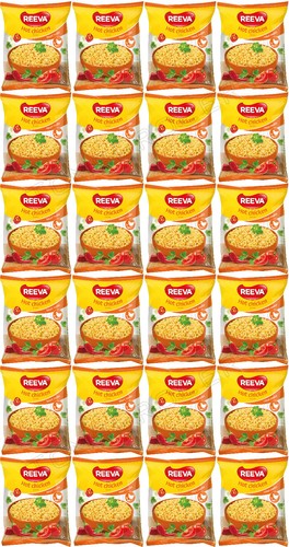 24 REEVA HOT CHICKEN Flavor Instant Ramen Noodle Soup Snacks (Rollton ...