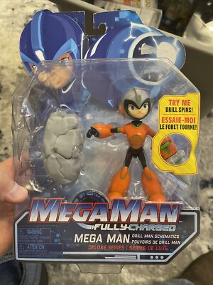 Mega Man Fully Charged Deluxe Series Mega Man Drill Man Schematics ...