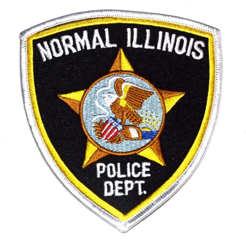 NORMAL ILLINOIS IL Sheriff Police Patch STATE SEAL EAGLE SUNRISE BANNER ...