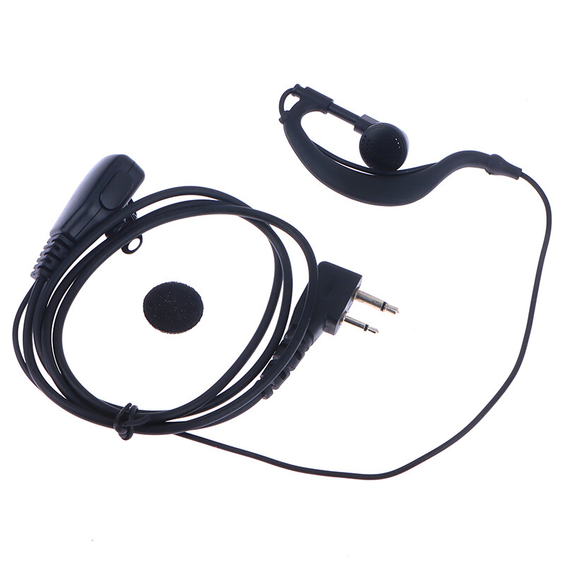 D Type Earhook Earpiece Headset Walkie Talkie Headphone For Icom Ic 91a 91ad Lw Ebay