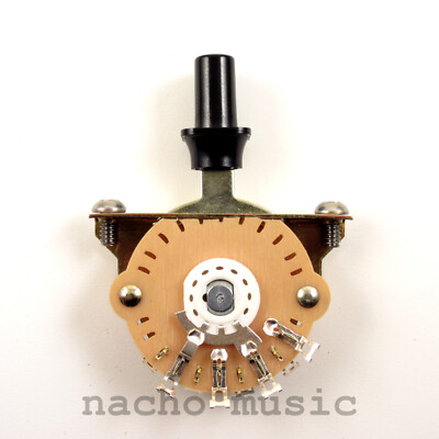 Oak Grigsby 3-Way Switch w/ "Top Hat" Switch Tip for USA & MIM Fender ...