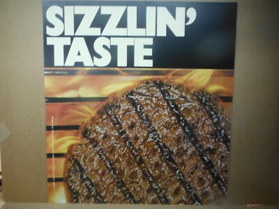 1984 BURGER KING "SIZZIN' TASTE" TRANSLITE POSTER #8319~14 | eBay