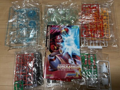 Kotobukiya Mega Man X Force Armor Rising Fire Version Full Action Model ...