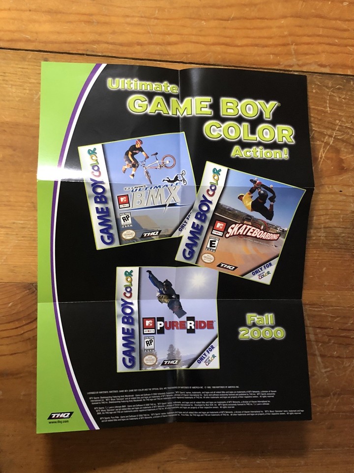 Championship Motocross 2001 - Game Boy Color - Box And Manuals Only! NO ...