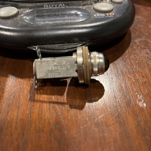 DRAKE Pilot Metal Light Assembly small Red Jewel Lens. Vintage New Old ...