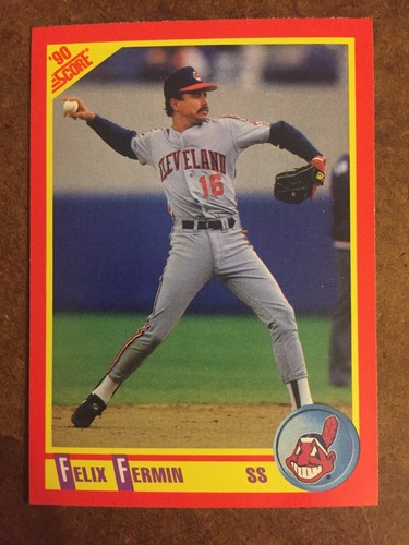 Felix Fermin 256 Score 1990 MLB Baseball Trading Card | eBay