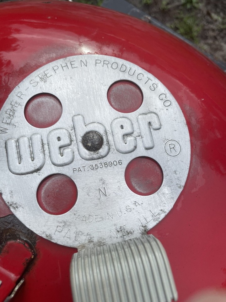 legendary 1996 weber red head performer grill | eBay