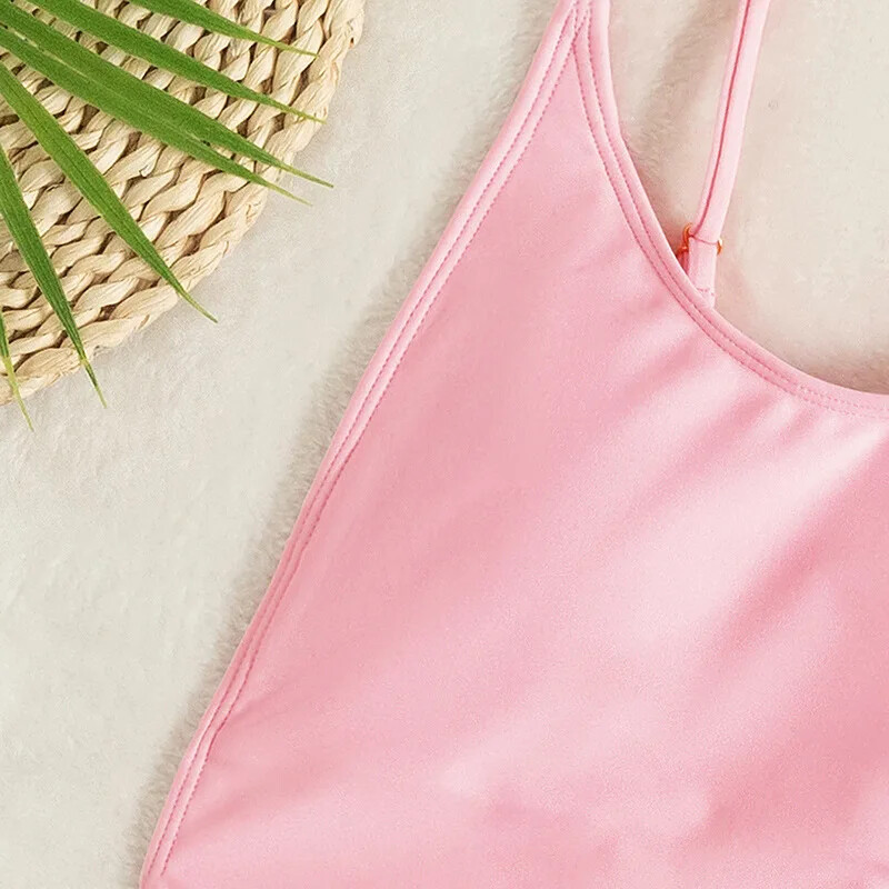 Womens Sexy Thong One Piece Swimsuit High Cut Out Monokini String ...