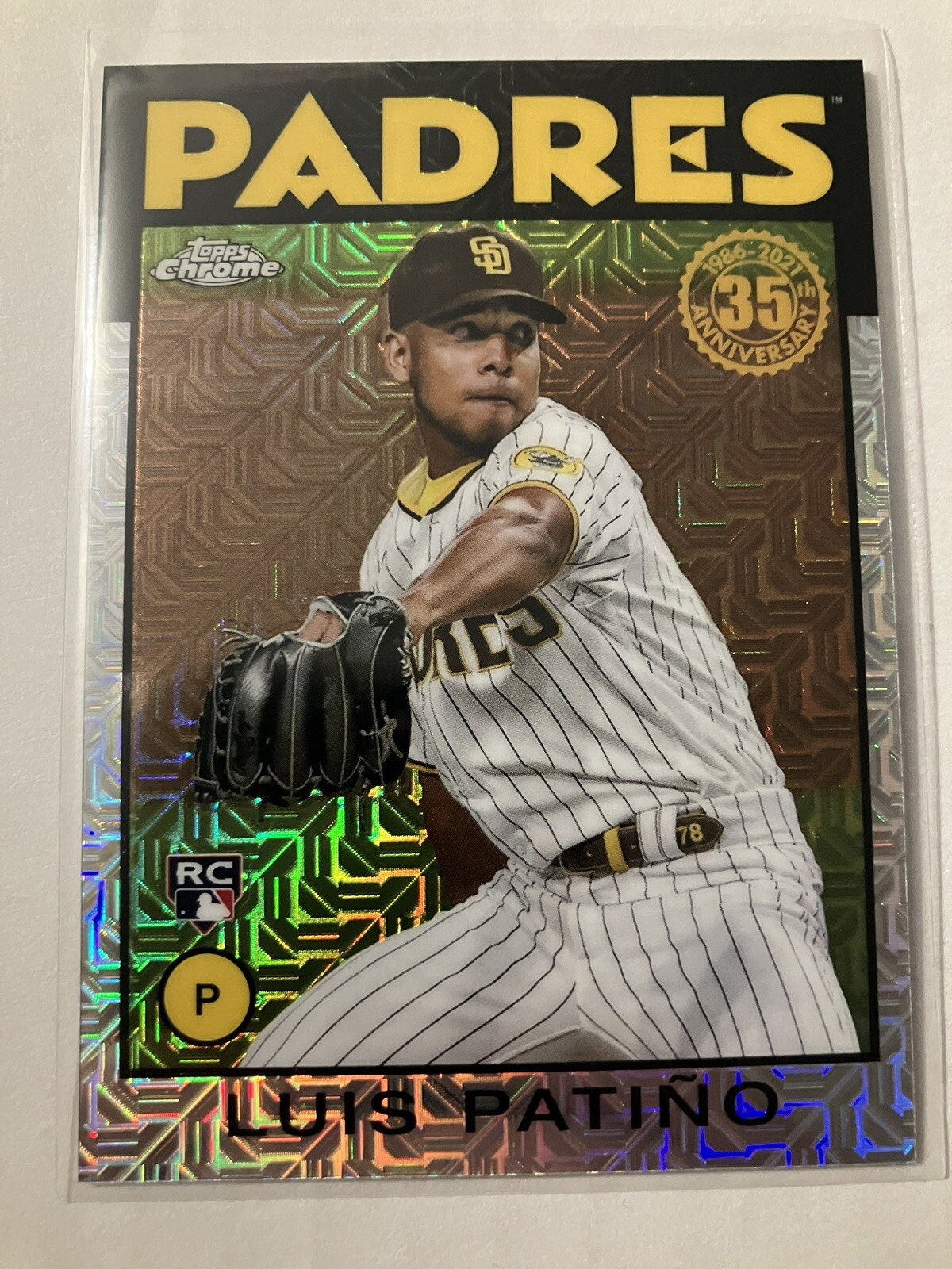 2021 Topps Series 1 - LUIS PATINO RC #86BC-24 CHROME MOJO REFRACTOR ...