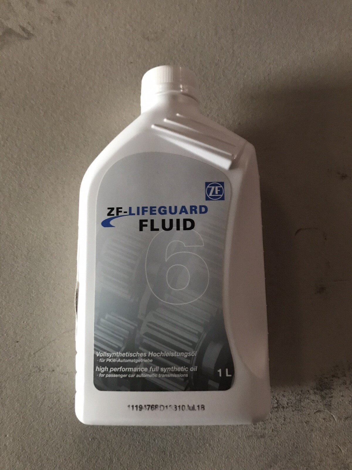 6x1Lt Genuine ZF Lifeguard 6 Fluid Oil Suit Ford L/rover BMW ZF6HP26 19 ...
