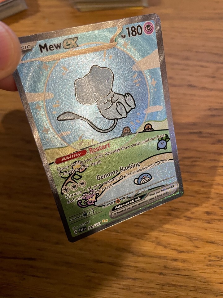 N-MINT! Bubble Mew ex (232/091) Paldean Fates Special Illustration ...