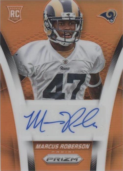 2014 Panini Prizm - Autographed Rookie Marcus Roberson #AR-MR Orange ...