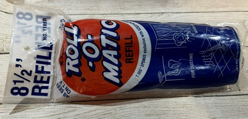 VTG MB Walton Original Roll-O-Matic 8-1/2" Blue Foam Mop Head Refill ...