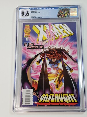 X-Men 53 DIRECT CGC 9.6 White Pages Custom Label 1st Full App Onslaught ...