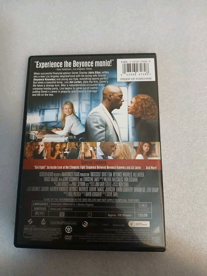 Obsessed (DVD, 2009) Z36 43396272828| eBay