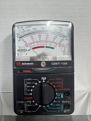 GB Instruments GMT-19A Electrical Analog Multimeter, Working | eBay