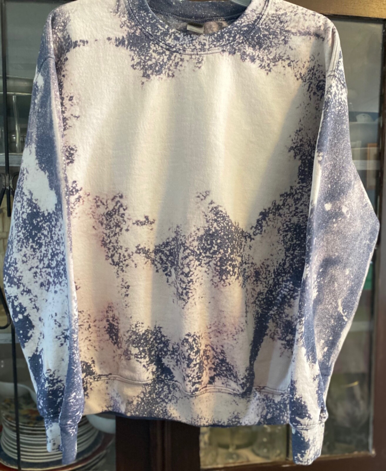 Splatter Bleached Sweatshirt Gildan Brand Unisex Size Medium | eBay