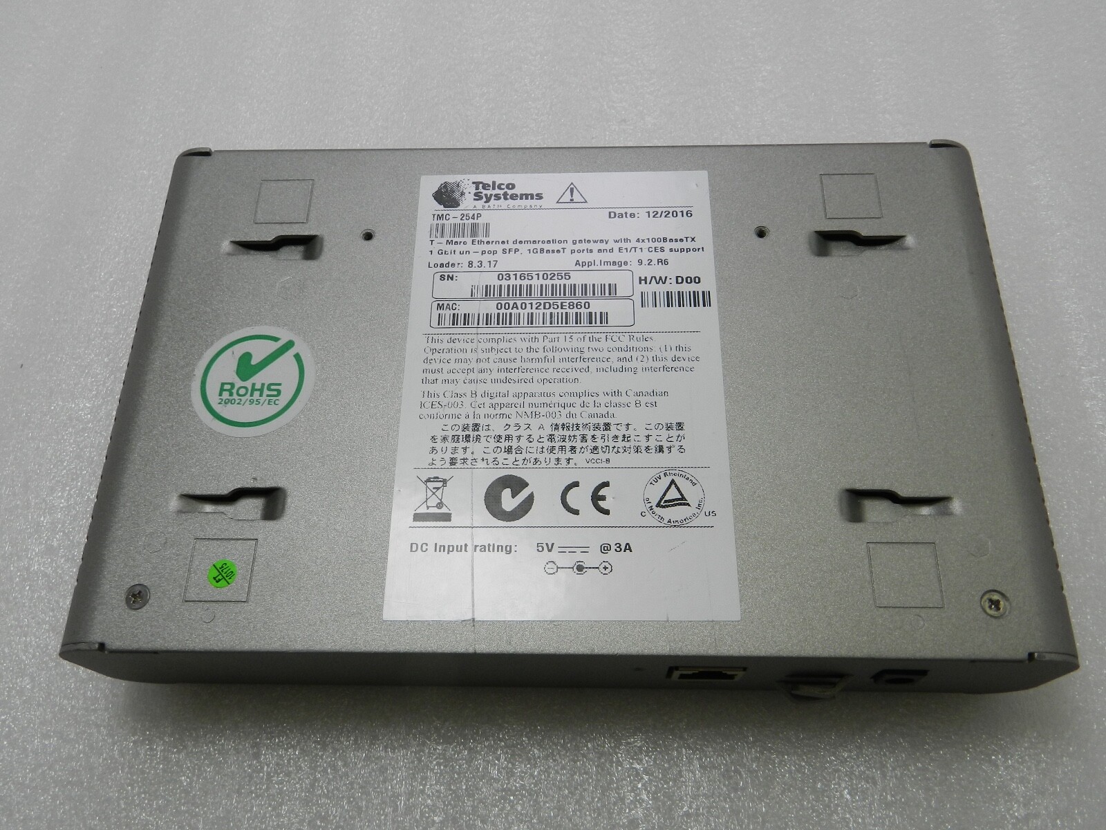 Telco Systems TMC-254P Ethernet Demarcation Gateway | eBay