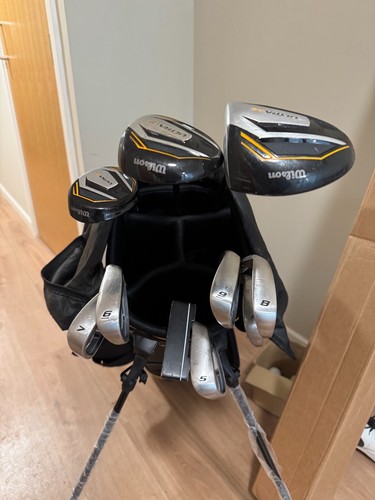 Wilson Ultra Yellow Golf Club Set Mens Used Good Condition, 10 free ...