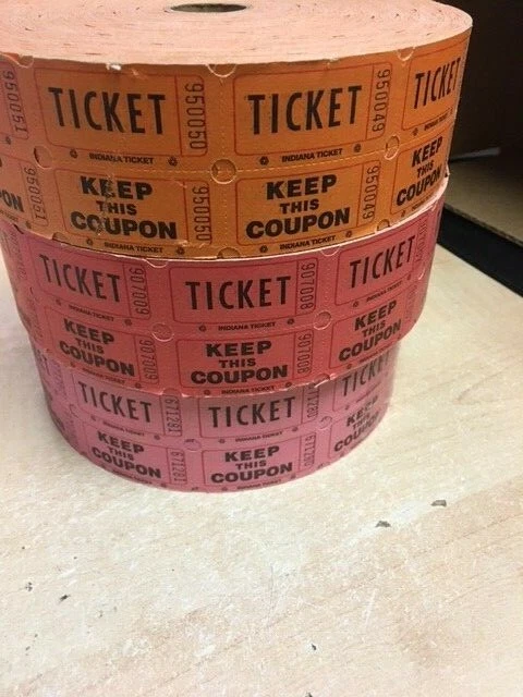 3 Raffle Ticket Clipart