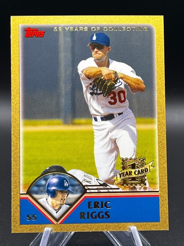 2003 Topps 1st Year Card Eric Riggs #T205 (RC) | eBay