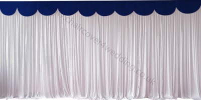 3M Navy Blue Detachable Swag for Wedding Backdrops,Cake and Top Table ...