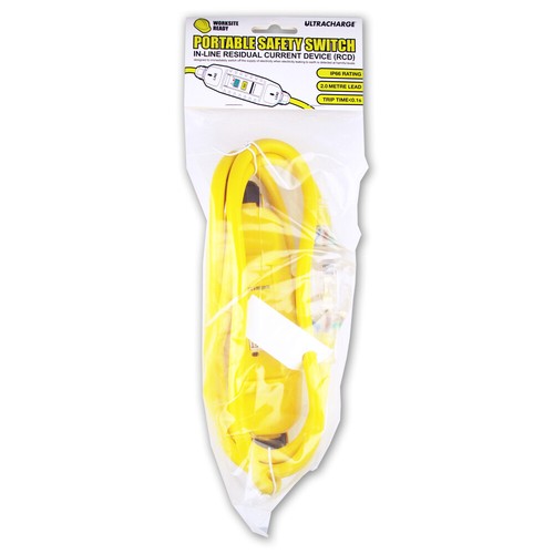 Ultracharge 10A Inline Residual Current Device Safety Switch w/2m ...