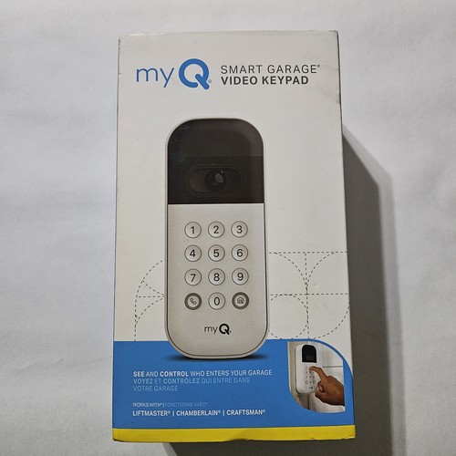 myQ Smart Garage Door Video Keypad with Wide-Angle Camera Pin Codes 2 ...