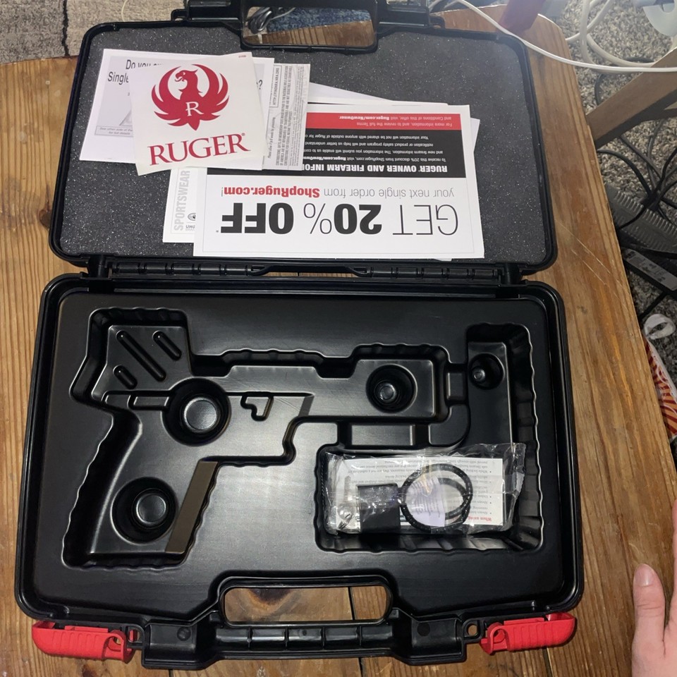 Ruger MKIV Hard Pistol Case W/ Gunlock & Paperwork | eBay