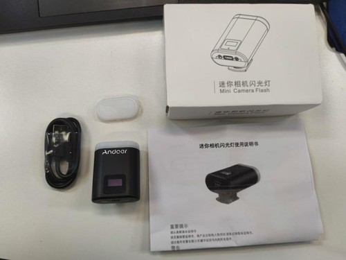 Andoer S10 Mini Camera Flash GN10 5600K On-Camera Speedlite Light ...