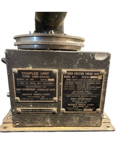 WWII-Era Bendix DU-1 Radio Direction Finder – Navy-Issued Navigation ...