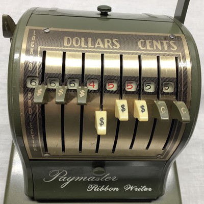 Cash Register, Adding Machines - Paymaster Ribbon Writer Series