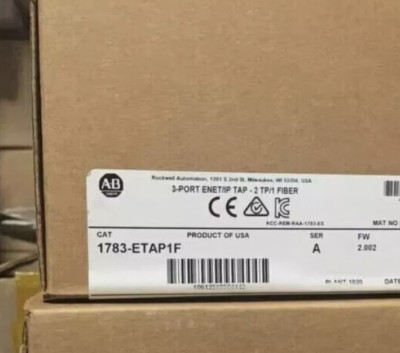 Allen Bradley AB 1783-ETAP1F NEW Sealed 1783-ETAP1F Ethernet/IP Tap In ...