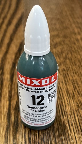 Mixol Universal Tints Fir Green #12 20 ml | eBay
